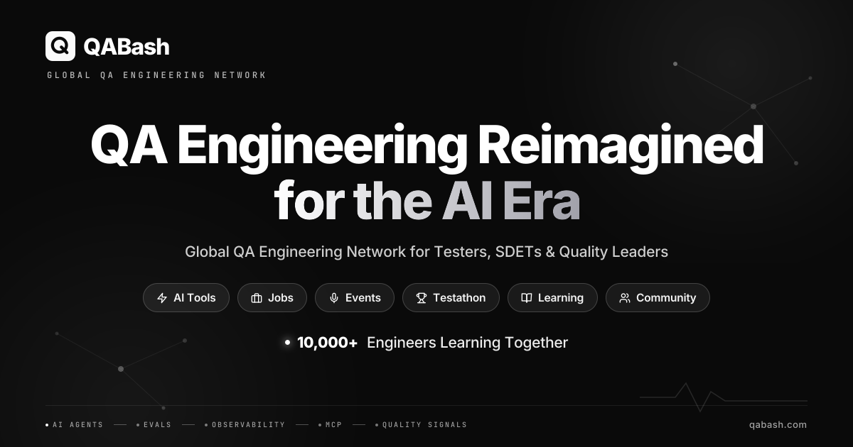 QA Engineering Articles & Tutorials | QABash
